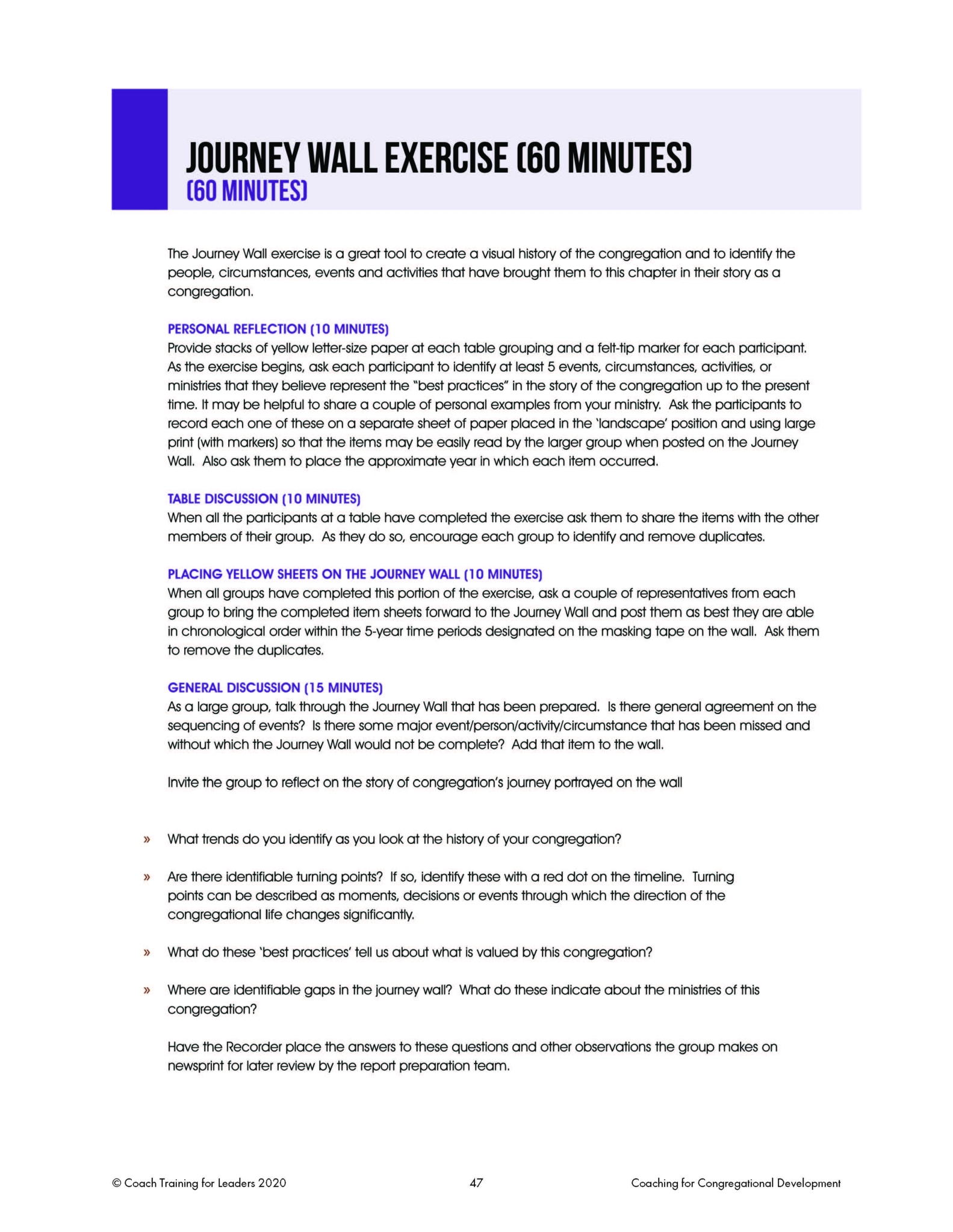 Journey Wall Exercise | EMC3 Coaching
